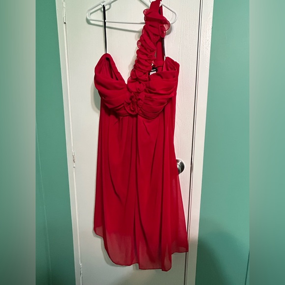Dresses | Cherry Red One Strap Formal Dress 3x | Poshmark